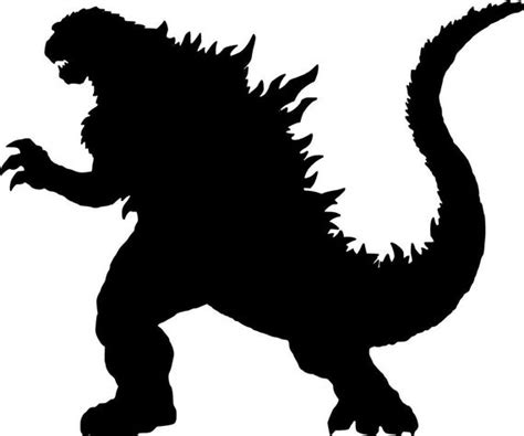 Godzilla Svg Eps Dxf Cnc Plasmas Láser Cricut Silueta Etsy México