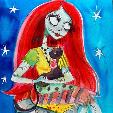 Sally Print In 2025 Disney Fan Art Nightmare Before Christmas 2