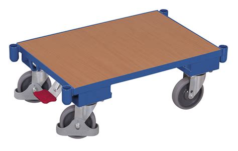 Euro System Dolly With Board And Sockets Ral 5010 Sw 410062