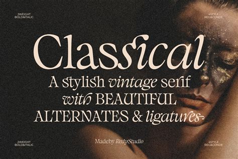 Classical Font
