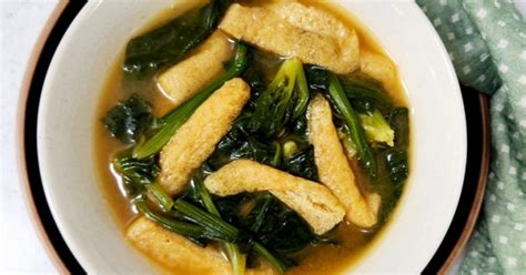 구수한 시금치 유부 된장국 시금치된장국 만드는법 레시피 구수한 시금치 유부 된장국 시금치된장국 만드는법 레시피