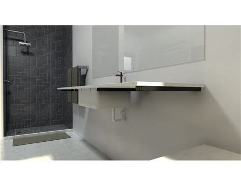 The Original Granite Bracket The Original™ Free Floating Vanity Bracket