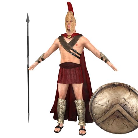 스파르타 전사 3 3d 모델 99 Fbx Max Free3d