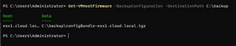 Backup Esxi Configuration Using The Command Line Theitbros
