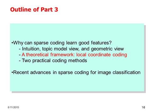 Image Classification Using Sparse Coding Advanced Topics Ppt Download