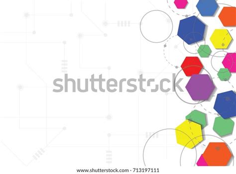 Technology Concept Connected Lines Dots Networkvector Stock Vector Royalty Free 713197111