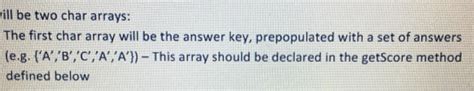 Solved Create A Simple Java Program For Taking In Answers Chegg Com