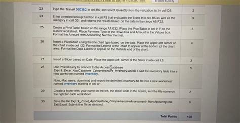 Solved Exp19 Excel Appcapstone Compassessment Manufacturing