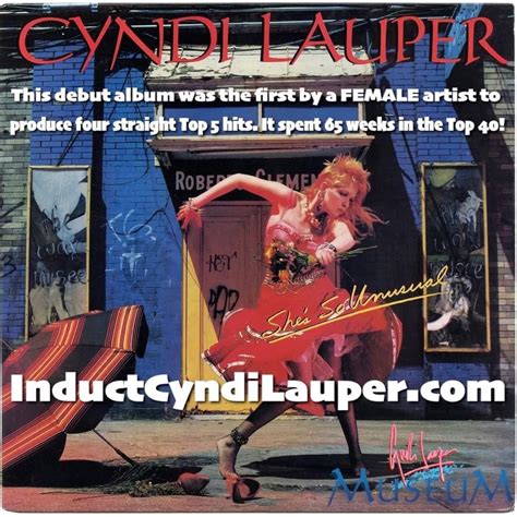 Cyndi Lauper Cyndi Lauper Female Artists Debut Album