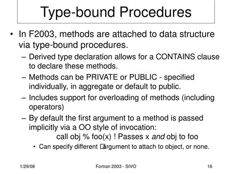 Ppt Introduction To The Fortran 2003 Standard Powerpoint Presentation