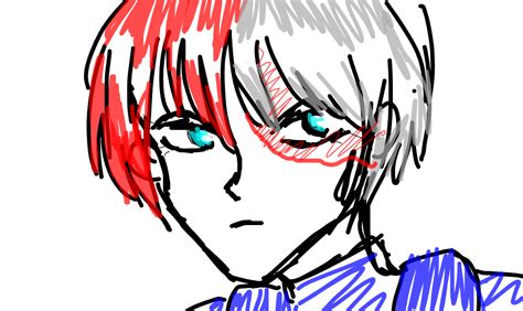 Todoroki Desenho De Nalim Gartic