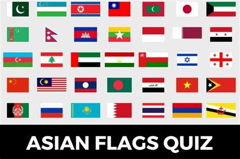 Asian Flags Quiz 2025 Can You Solve It