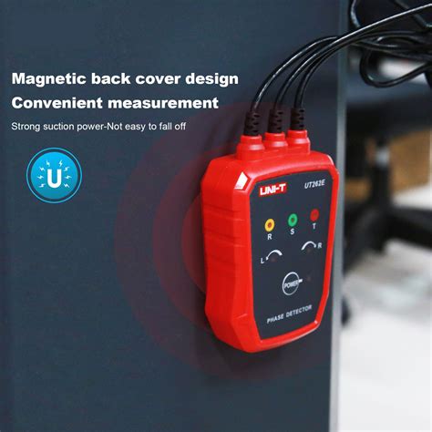Snapklik UNI T Phase Rotation Meter AC V Non Contact Phase Sequence Detector