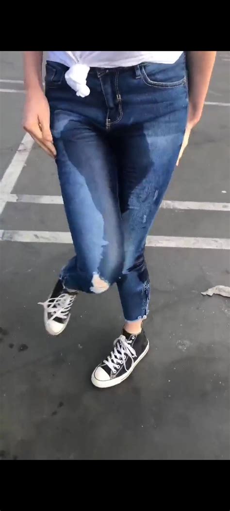 Pee Jeans At Parking Lot Pee Jeans At Parking Lot