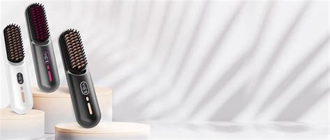 Cordless Hair Straightener Brush Itayga Upgraded Portable