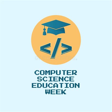 Vector Graphic Of Computer Science Education Week Ideal For Computer Science Education Week