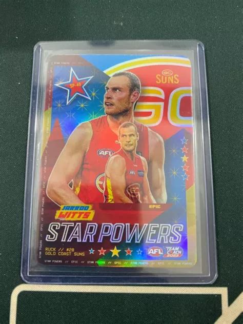 2024 AFL TEAMCOACH JARROD WITTS Team Star Powers SP-40 SUNS EUR 0,61 ...