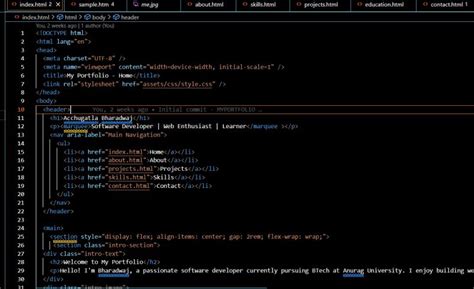 Webdevelopment Portfolio Html Css Javascript Responsivedesign
