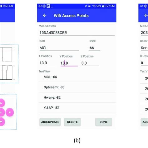 Smart Phone Utility Interfaces A Positioning On Map B Access Download Scientific Diagram