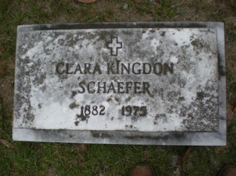 Emma Clara Kingdon Schaefer 1882 1975 Find A Grave Memorial