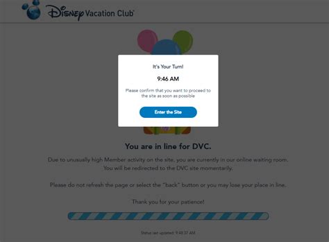 Throttled Landing Page For DVC Queue It WDWMAGIC Unofficial Walt Disney World Discussion