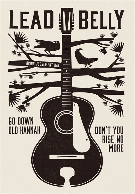Lead Belly Lead Belly Graphic Design Illustration Linocut
