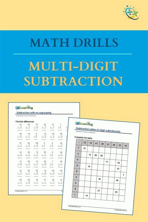 Master Multi Digit Subtraction