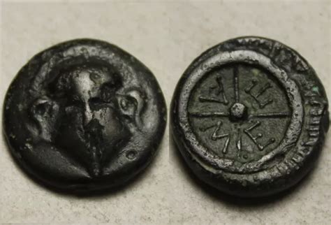 Rare Genuine Ancient Greek Coin Mesembria Thrace 350 Bc Corinthian