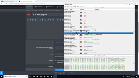 JE To JMP Using C