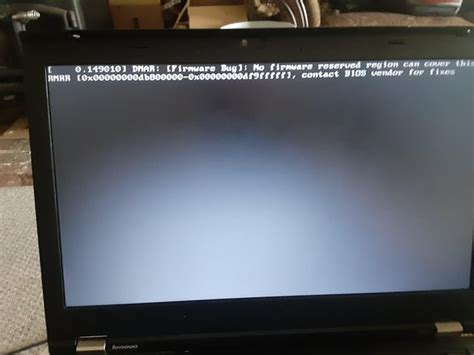 Firmware Issue Rthinkpad