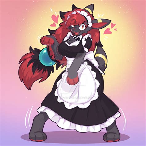 Closed Zoroark X Umbreon Maid 2 By Glowfurdeep On Deviantart