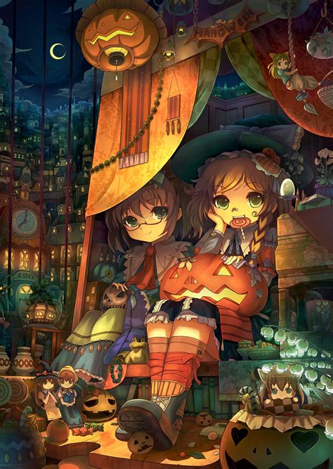 Aesthetic Anime Halloween Wallpapers Wallpaper Cave