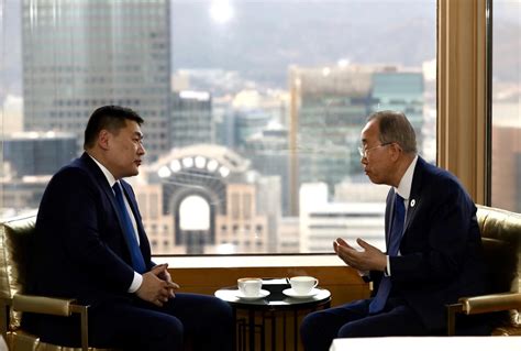 НҮБ ын Ерөнхий нарийн бичгийн дарга асан Бан Ги Мүн зургаадугаар сард