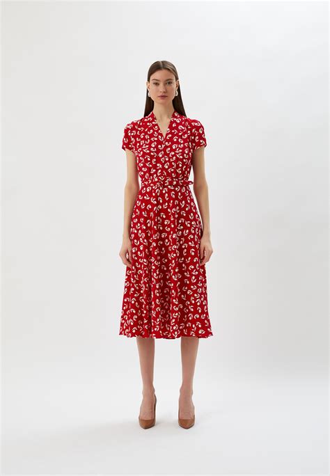 Платье Lauren Ralph Lauren, цвет: красный, RTLABC655401 — купить в ...