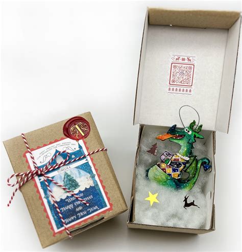 ტომსიკა ნაძვის ხის თიხის სათამაშო დრაკონი Veli Store