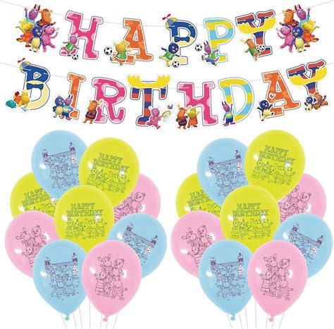 Backyardigans Birthday Party Decorations Backyardigans Party Supplies Includes Happy Birthday
