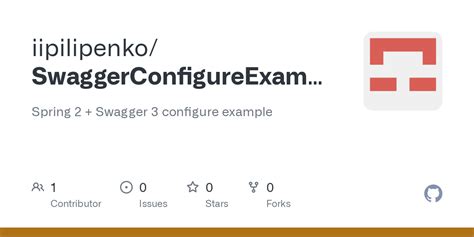 Github Iipilipenkoswaggerconfigureexample Spring 2 Swagger 3