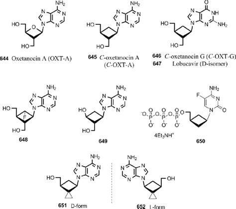 22 Four Membered Carbocyclic Nucleosides Download Scientific Diagram