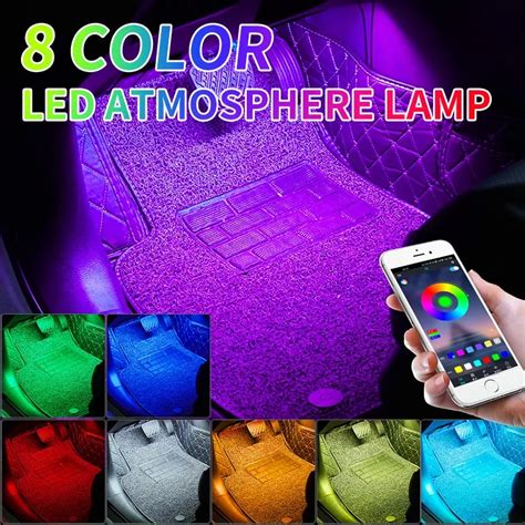 자동차풋등 실내등 차량용 무드등 Led 자동차 풋 램프 주변 조명 Rgb Usb 앱 원격 티몬