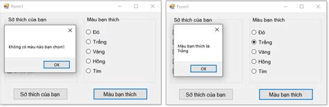 Checkbox Radiobutton Trong Lập Trình C Winforms