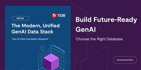 The Modern Unified Genai Data Stack Tidb
