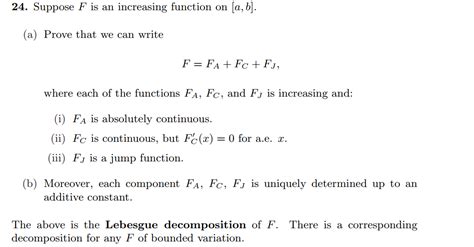 Solved Suppose F Is An Increasing Function On A B A Chegg