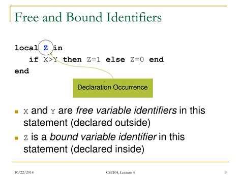 Ppt Programming Language Concepts Cosc 3308 01 Lecture 4 Powerpoint