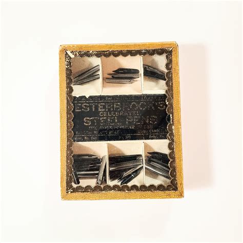 Rare Esterbrook Pen Nibs Store Display Box With 76 Antique Steel Pen Nibs Nibs Like New Etsy
