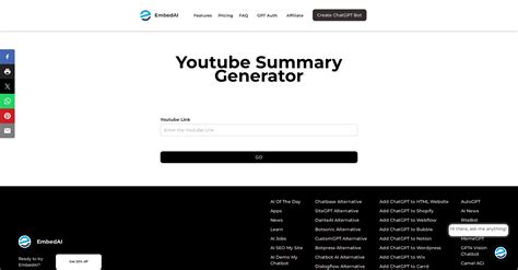 Youtube Summary Generator Ai Tool For Youtube Summaries