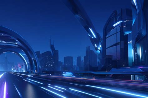 Premium Ai Image 3d Rendering Of Warp Speed In Hyper Loop With Blur