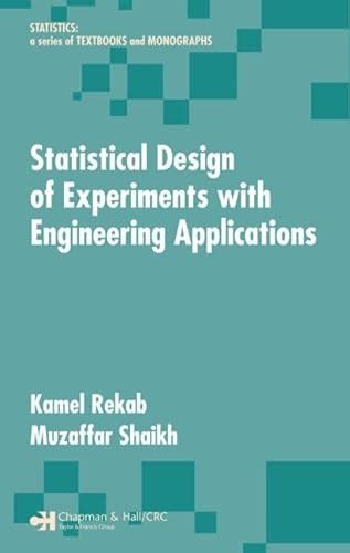 Statistical Design Of Experiments With Engineering Applications