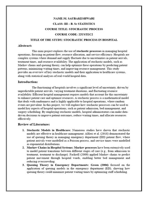 Stochastic Project Pdf Stochastic Process Scientific Method Stochastic Project Pdf Stochastic Process Scientific Method