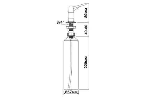 Дозатор хромований Hc20cp купити у Львові Києві від КЕРАМА МАРКЕТ