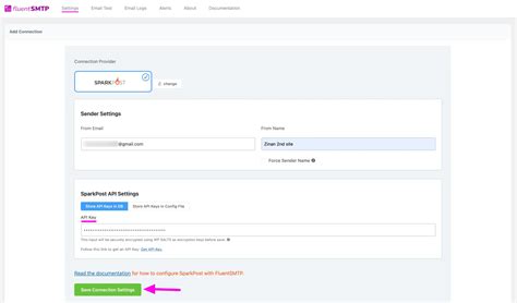 Configure Sparkpost With Fluentsmtp Fluentsmtp